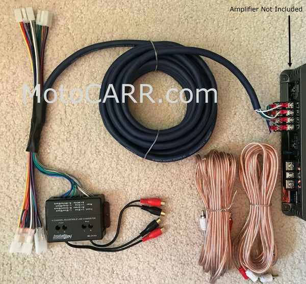 Toyota Scion Factory Radio Add A 4 Channel Amplifier Plug & Play Wire ...