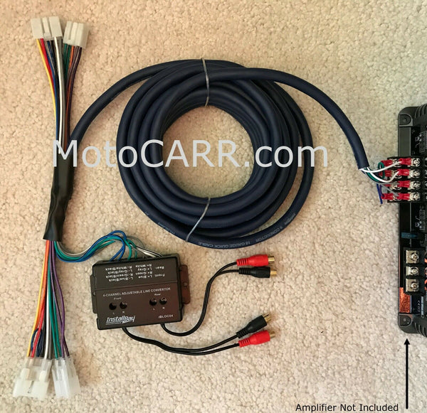Toyota Scion Factory Radio Add A 4 Channel Amplifier Plug & Play Wire ...